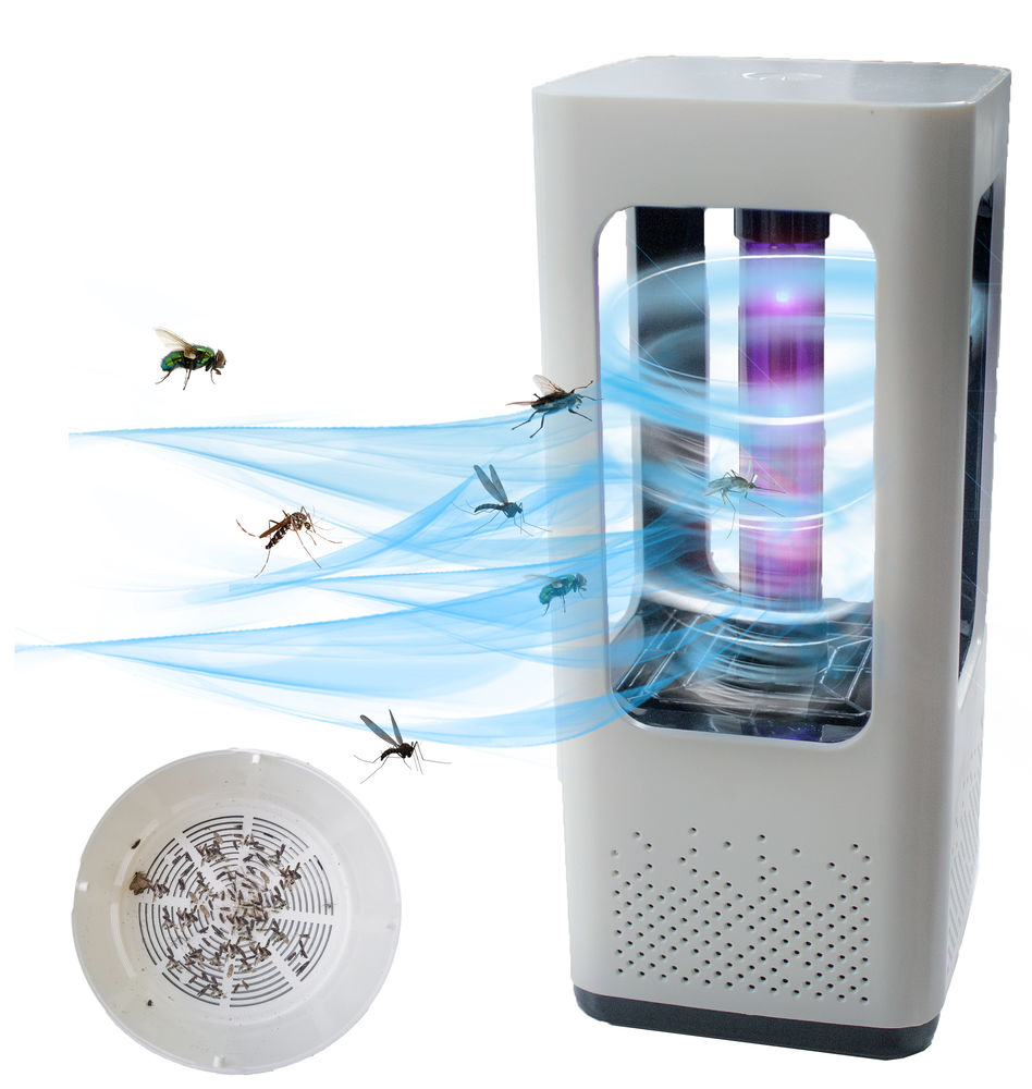 Photocatalytic 360° Ultraviolet Mosquito Pest Bug & Fly Killer Fan Trap | eBay